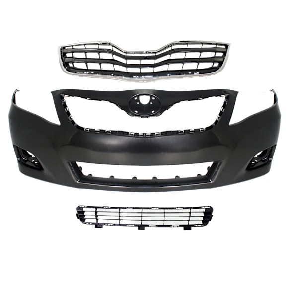 Replacement® 2011 Toyota Camry LE - 3-Piece Kit Front Primed Bumper ...