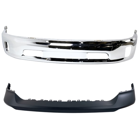 Replacement® 2-Piece Kit, Front, Lower Bumper, Chrome, Includes (1 ...