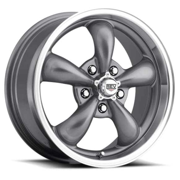 REV Wheels® 100S-8906100 Aluminum Gray Wheel, 18 in. X 9 in., 5 x 4.75 ...