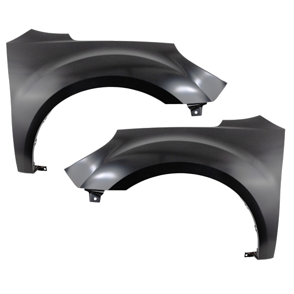 Replacement® Front, Driver and Passenger Side Fenders, With body ...