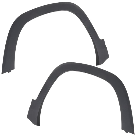 Replacement® Front, Driver and Passenger Side Fender Flares, Textured ...