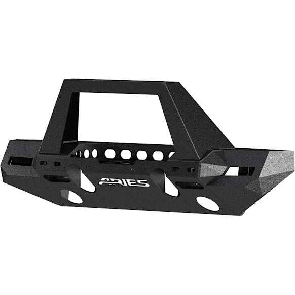 Aries® 2082099 Front Bumper, Powdercoated Textured Black, Option 9, Brush Guard, Mounting Hardware
