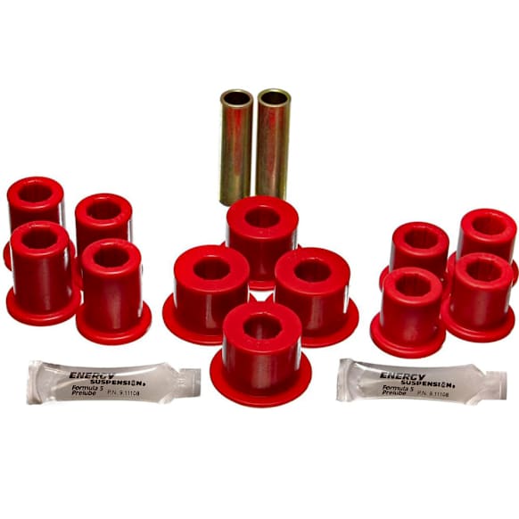 Energy Suspension® 8.2107R Leaf Spring Bushing - Red, Polyurethane ...