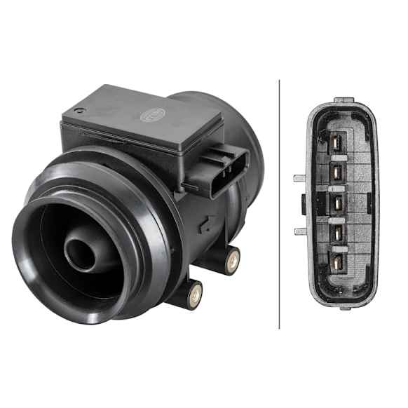 1996 Mercury Tracer - Mass Air Flow Sensor, 5-pin connector; Pipe-neck ...