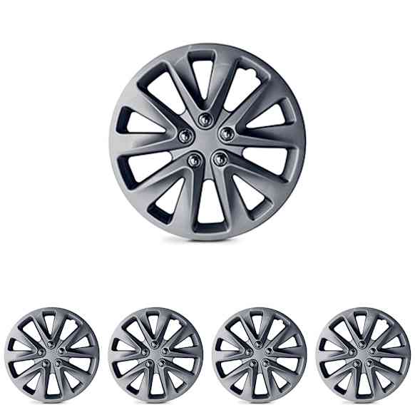 JC Whitney JU26120049 Wheel Cover - Lacquer, Plastic, 16 in., 5 spoke ...