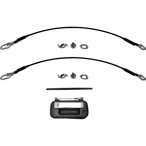 Replacement® 4-Piece Kit Tailgate Molding, Includes (2) Tailgate Cable ...
