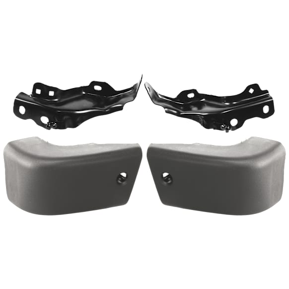 Replacement® 4-Piece Kit Front, Driver and Passenger Side Bumper ...