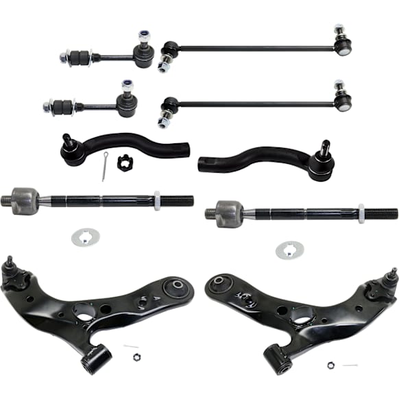 TrueDrive® 10-Piece Kit Control Arm Includes (2) Control Arm, (4) Sway ...