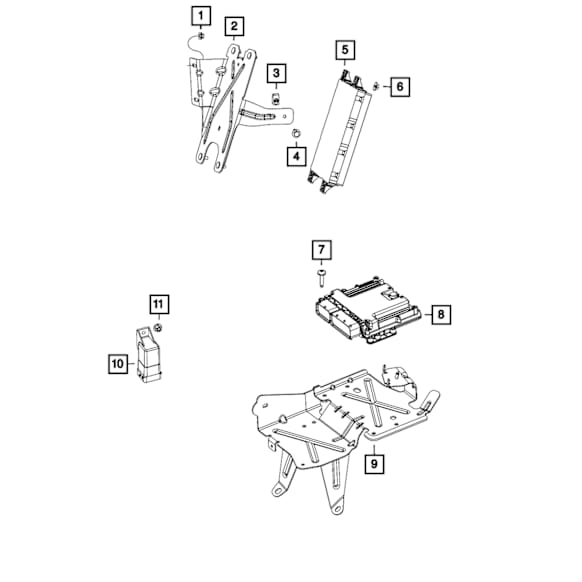 Mopar® 68320319AC Body Control Module
