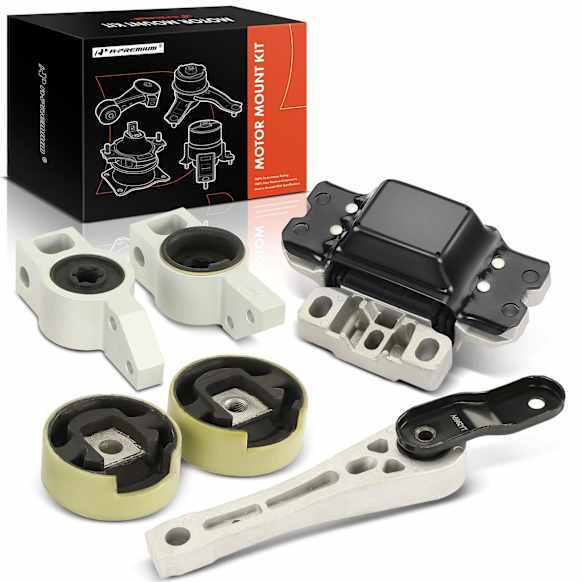 A-Premium® APEM1246 6-Pc Front and Rear Engine Motor & Transmission ...