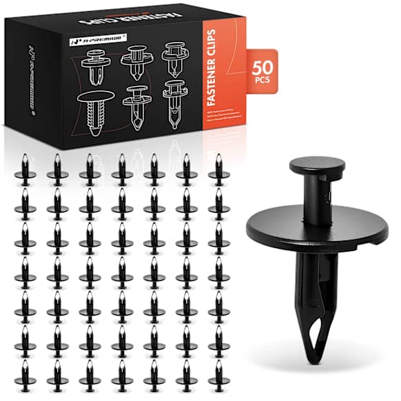 A-Premium® APRCF2645 50 Pcs 9/32 in Nylon Exterior Body Retainer Clip ...
