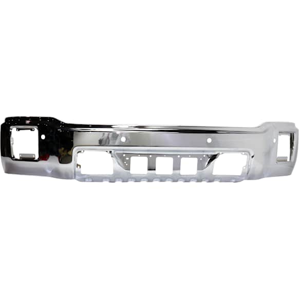 ReplaceXL® Front Bumper, Chrome, With Parking Aid Sensor Holes, Without ...
