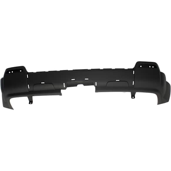 ReplaceXL® Rear, Lower Bumper Cover, Textured, For Models With Chrome ...