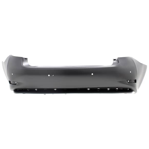 ReplaceXL® Rear Primed Bumper Cover, With Parking Aid Sensor Holes and ...