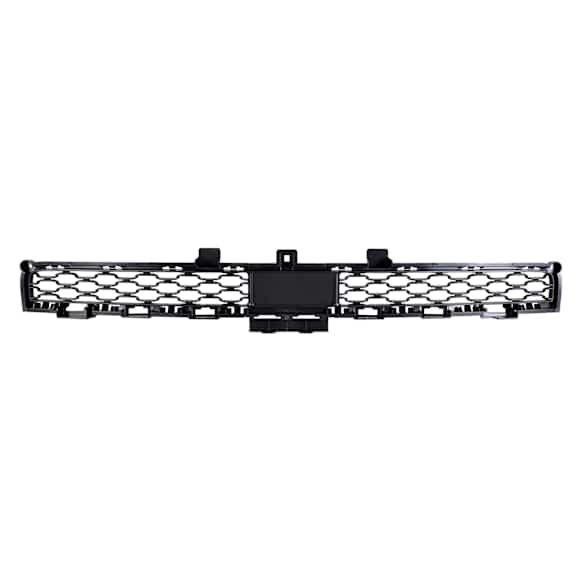 ReplaceXL® Center, Upper Bumper Grille, Black CAPA Certified RJ01530021Q