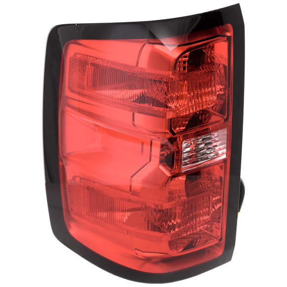 Replacement® Driver Side Tail Light, with Bulb, Halogen, Clear and Red ...
