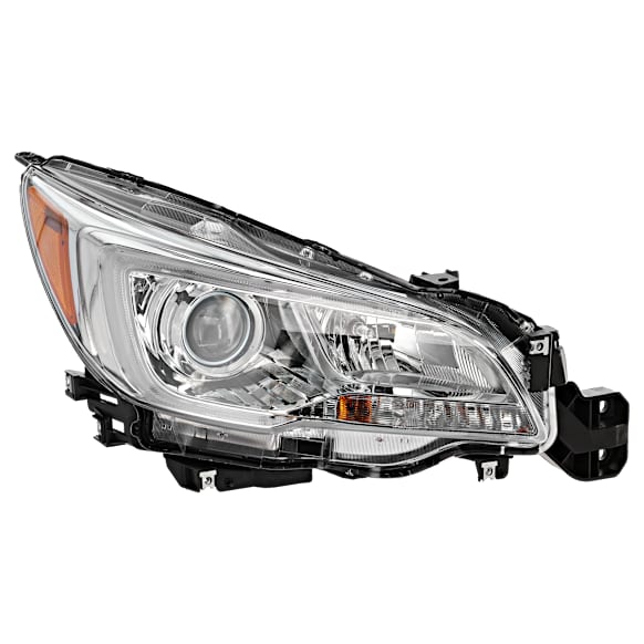 Replacement® Passenger Side Headlight, with Bulb, Halogen, Clear Lens ...