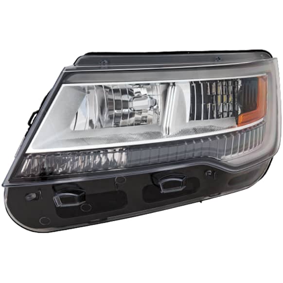 Replacement® Driver Side Headlights, with Bulb, Halogen/LED Combo ...
