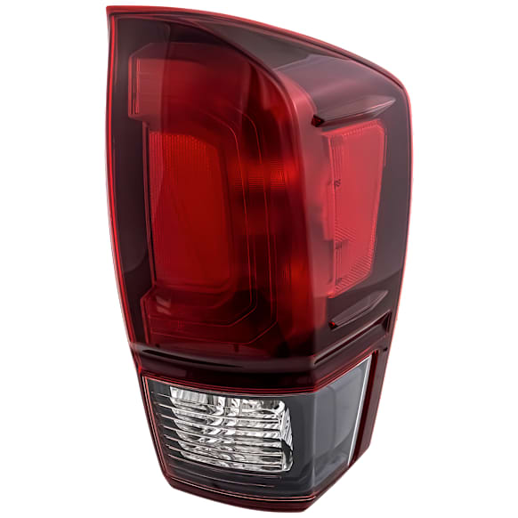Replacement® Passenger Side Tail Light, with Bulb, Halogen, Clear and ...