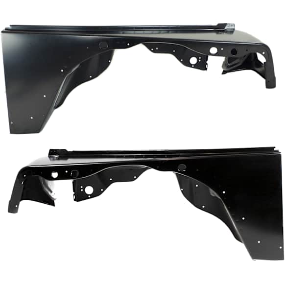 Replacement® Front, Driver and Passenger Side Fenders, CAPA CERTIFIED ...