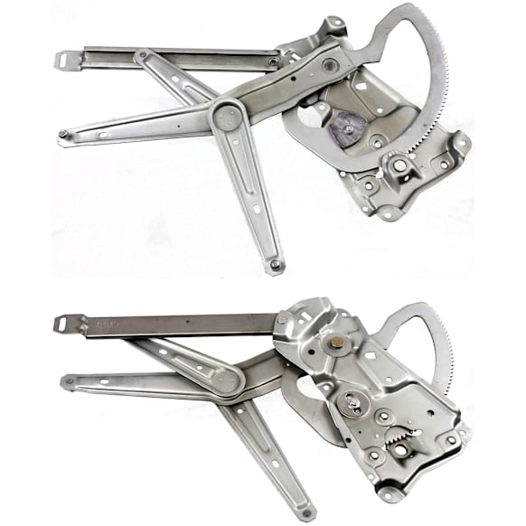 JC Whitney® Front, Driver and Passenger Side Window Regulators, Power, Without Motor SET-JB462911