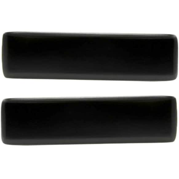 Replacement® Rear, Driver and Passenger Side Smooth Black Exterior Door ...