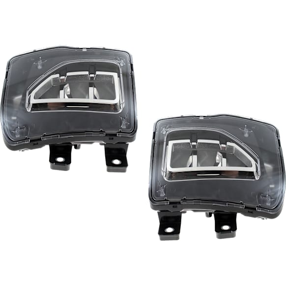 Replacement® Front, Driver and Passenger Side Fog Lights, With Bulb(s ...