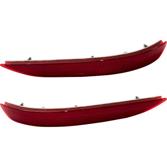 Replacement® Rear, Driver and Passenger Side Bumper Reflector SET ...