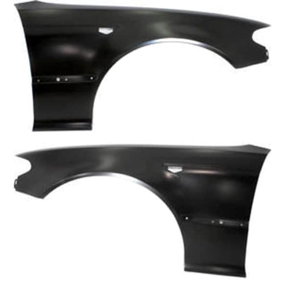 Replacement® Front, Driver and Passenger Side Fenders, With turn signal ...