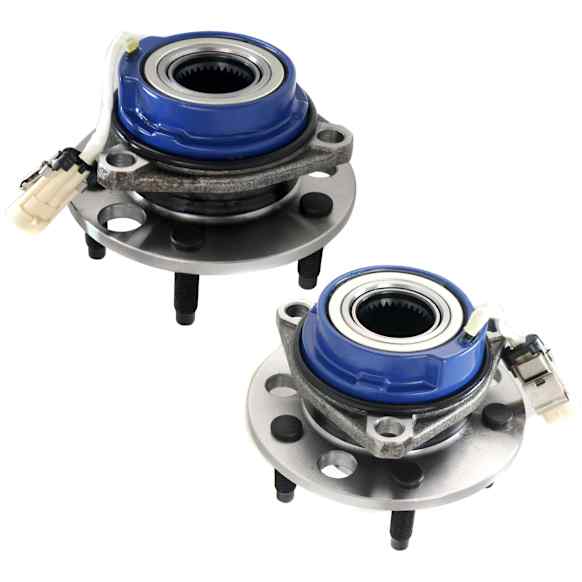 TrueDrive® Front, Driver and Passenger Side Wheel Hub, 5 lugs, With ...