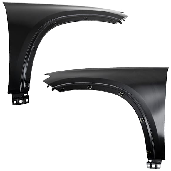 Replacement® Front, Driver and Passenger Side Fenders, CAPA CERTIFIED ...
