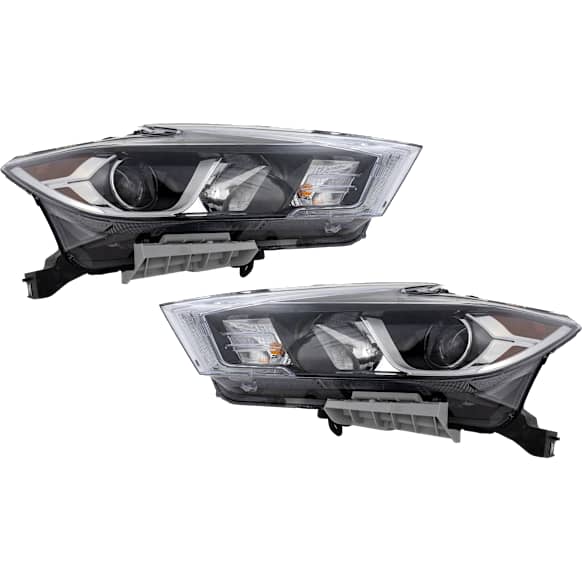 Replacement® Driver and Passenger Side LED Headlight, With bulb(s), OE ...