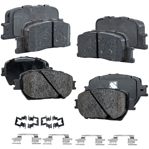 SureStop® Front and Rear Brake Pad Set, Ceramic, Pro-Line Series SET ...