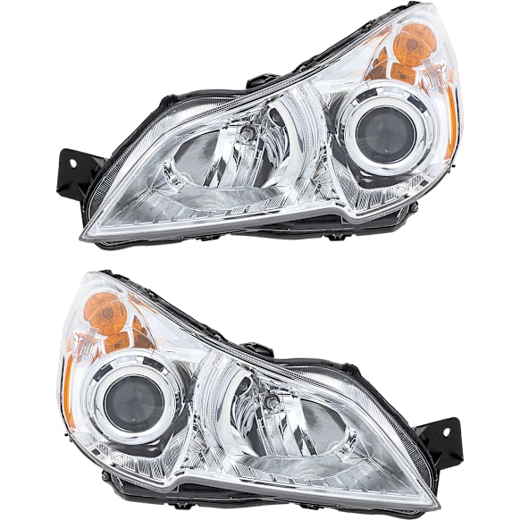 2011 Subaru Outback Driver and Passenger Side Halogen Headlight, With ...