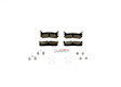 Bosch® BE636H Rear Euroline Series Ceramic Brake Pad Set