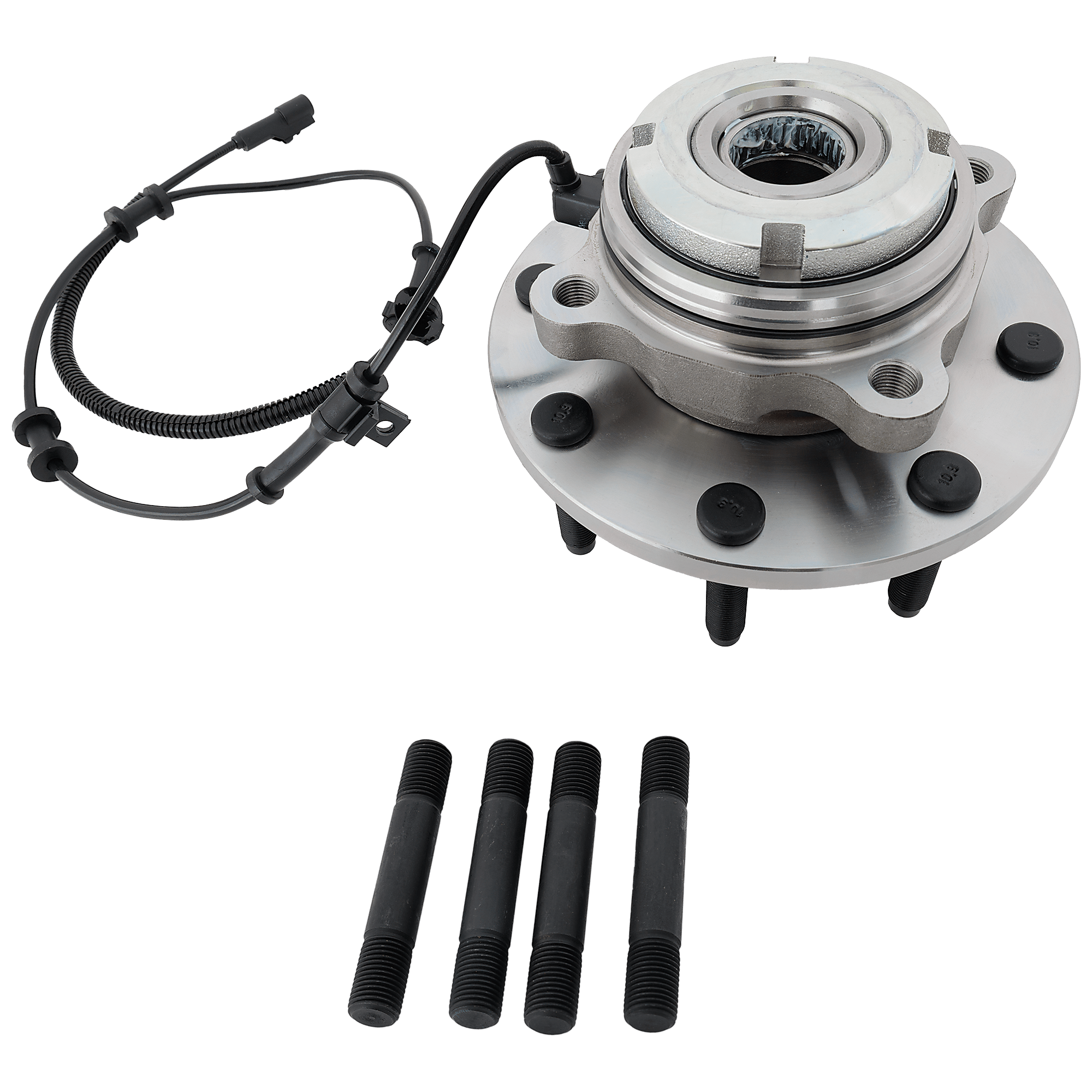 2 Front Wheel Bearing Hub For 4WD 2005 2009 2010 Ford F250 F350 Super