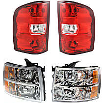 Car Headlights - Driver or Passenger Side Assembly from 66 | CarParts.com