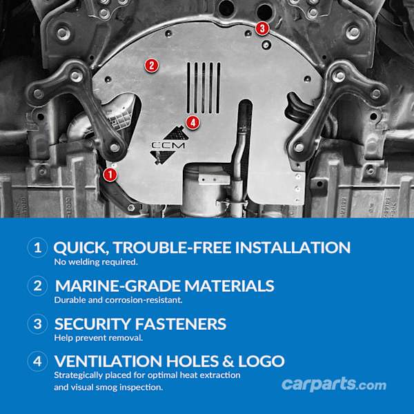 Cat Security CAT-SCR-3 Catalytic Converter Security Shield Kit
