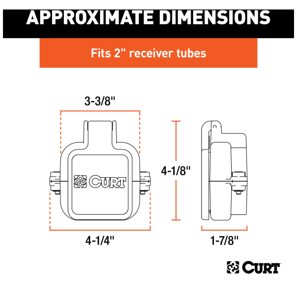 Curt® 58267 Protective MultiPro / Multi-Flex Tailgate Sensor with 2 in ...