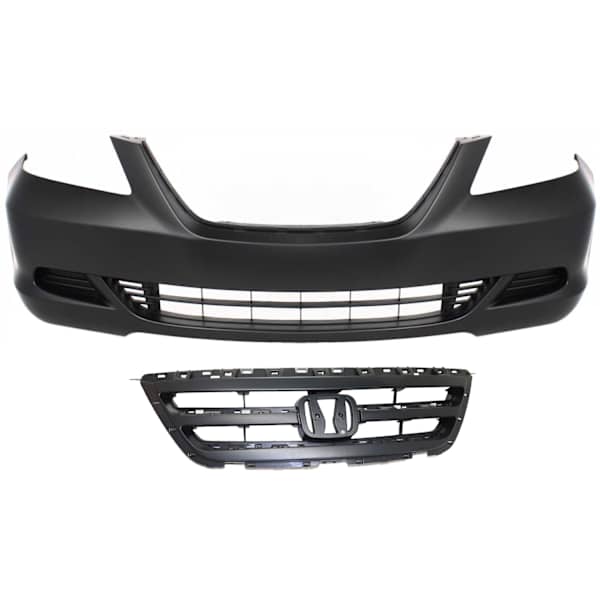 Replacement 2-Piece Kit, Front Primed Bumper Cover, Includes (1) Bumper ...