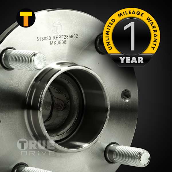 TrueDrive 4-Piece Kit Front, Driver and Passenger Side Wheel Hubs with ...
