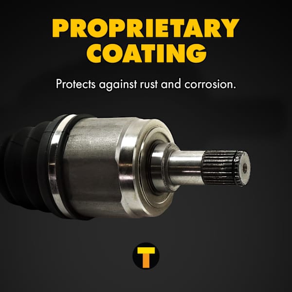 TrueDrive 7-Piece Kit Front Axle Assembly with Brake Discs, Brake Pad ...