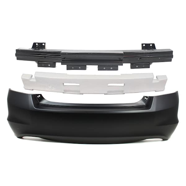 Replacement 3-Piece Kit, Rear Primed Bumper Cover, 4-Door-Sedan ...