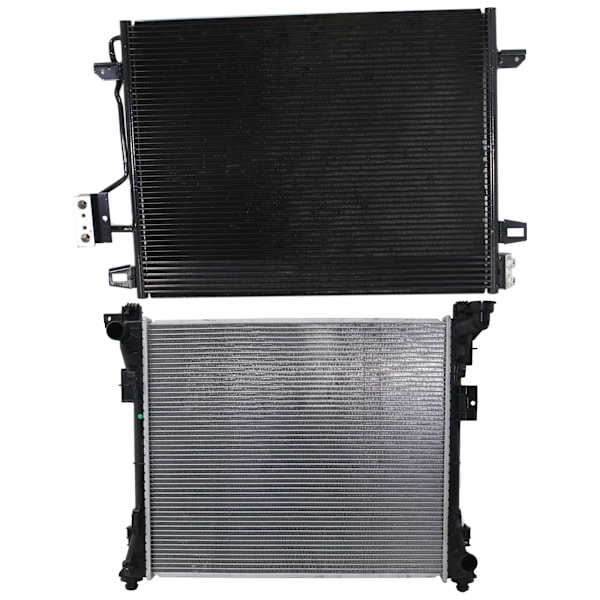 Replacement Radiator with A/C Condenser, 3.3L/3.6L/3.8L Eng., Plastic ...