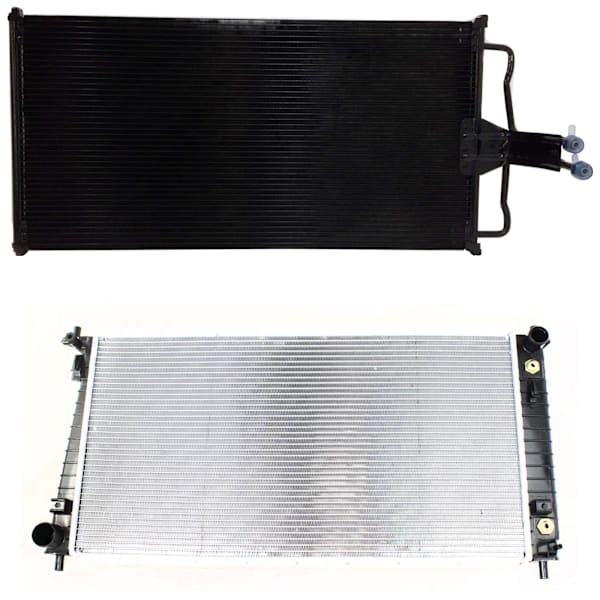 Replacement Radiator with A/C Condenser, 4.2L/4.6L/5.4L Engines ...