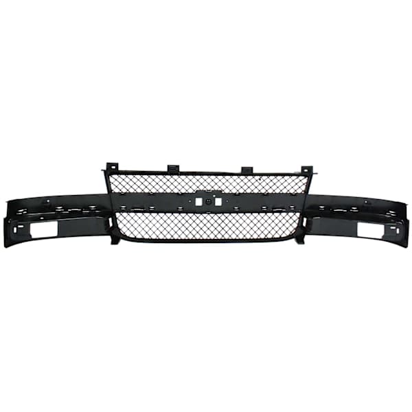 Replacement 4-Piece Kit, Front Bumper, Chrome, Includes (1) Bumper, (1 ...