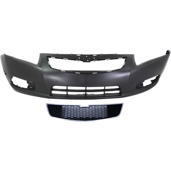 Replacement 2-Piece Kit, Front Primed Bumper Cover, For Models Without ...