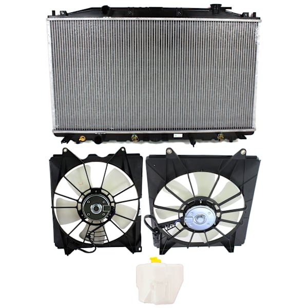 Replacement 4-Piece Kit Radiator, 2.4L Engine, includes Coolant ...