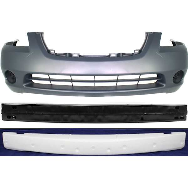 Replacement 3-Piece Kit, Front Primed Bumper Cover, Includes (1) Bumper ...