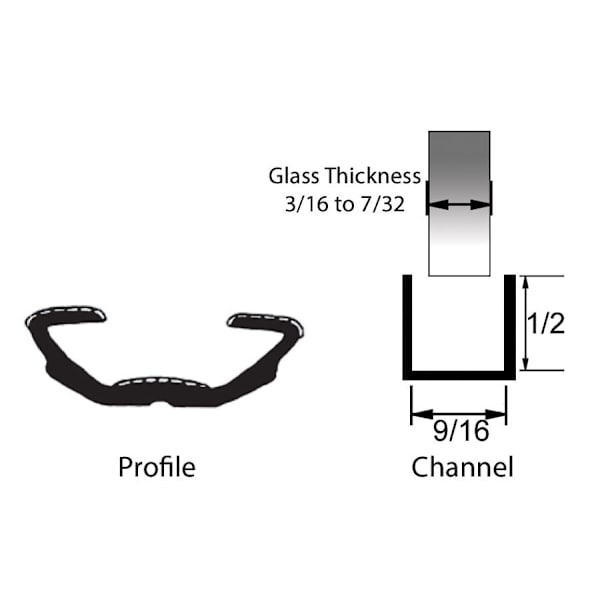 Precision Parts® 75 0634 Weatherstrip Seal - Glass Run Channel ...